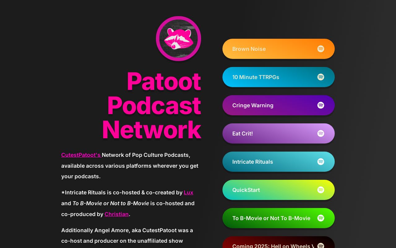 Patoot Podcast Network